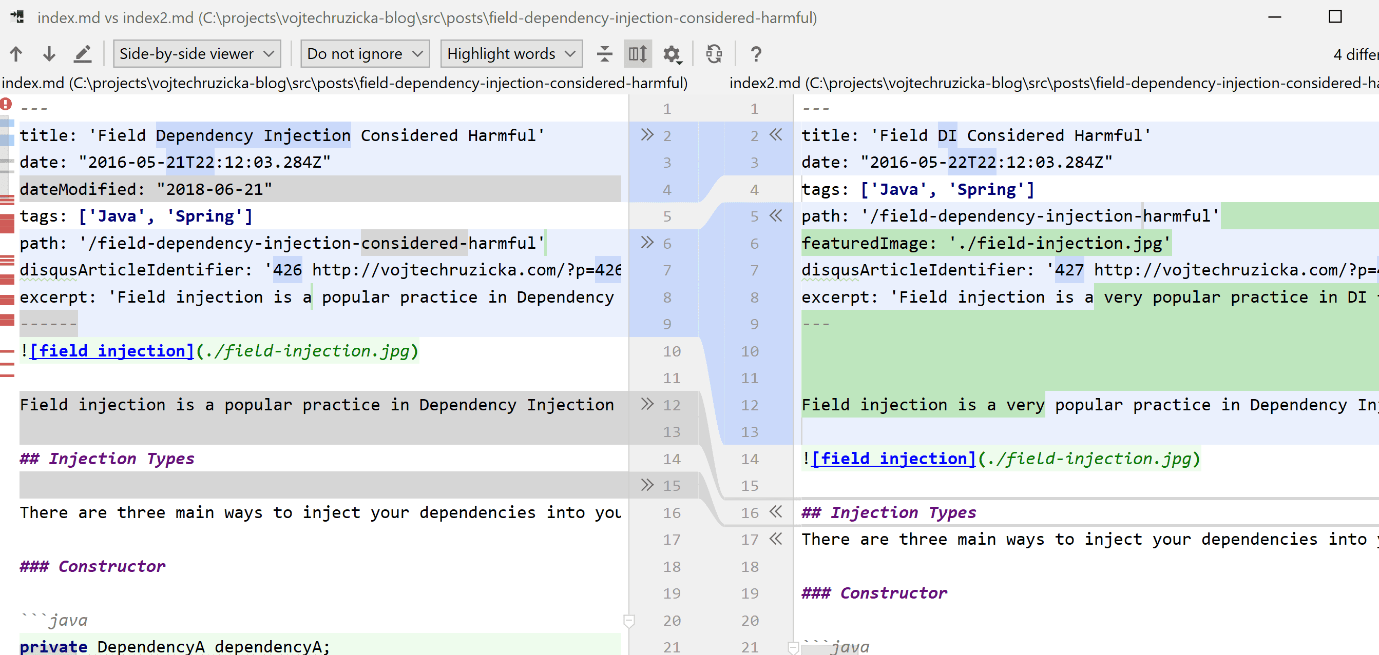 Comparing Files And Folders In IntelliJ IDEA Vojtech Ruzicka s 